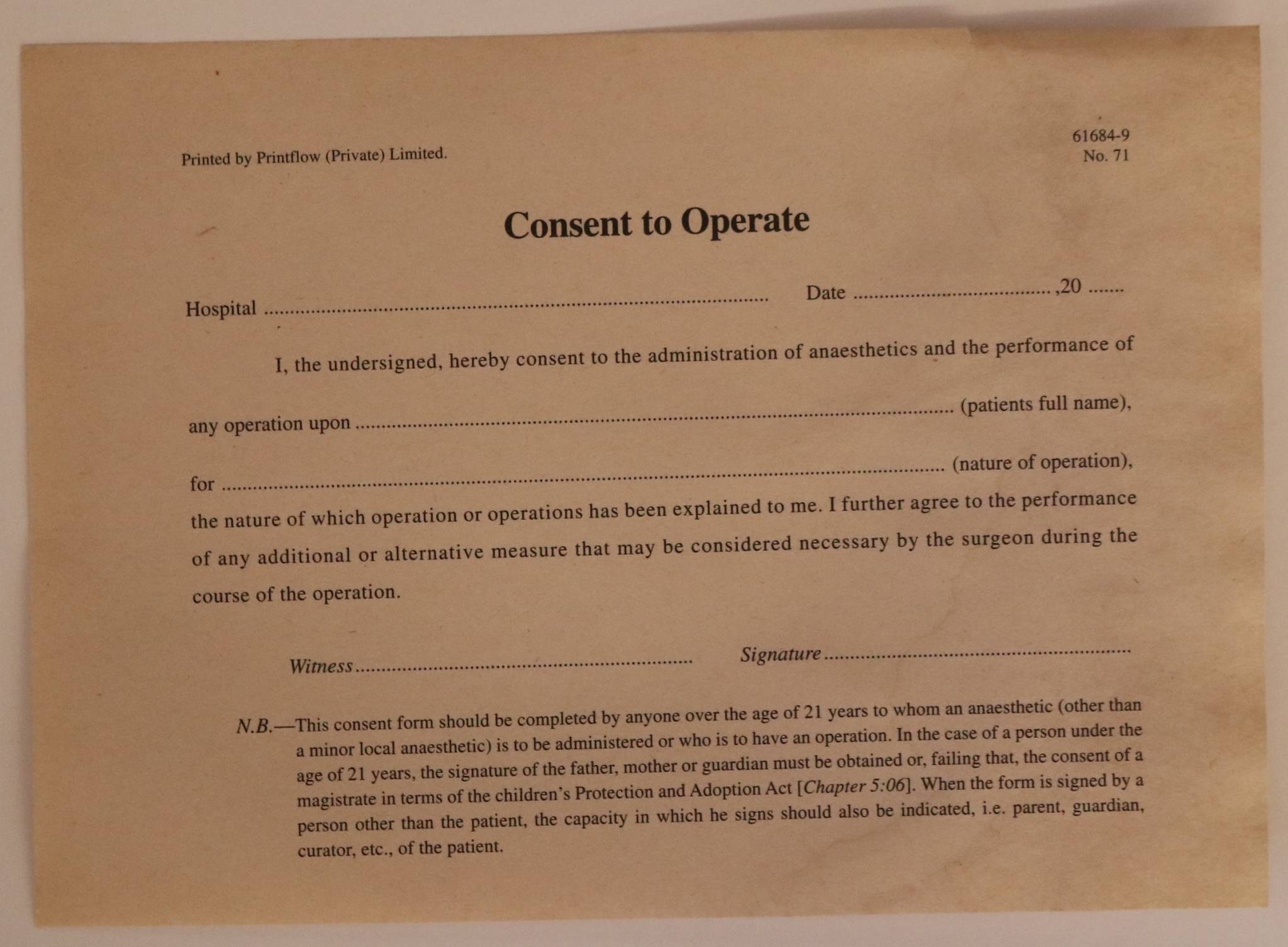 CONSENT TO OPERATE 20 - Printflow Private Limited