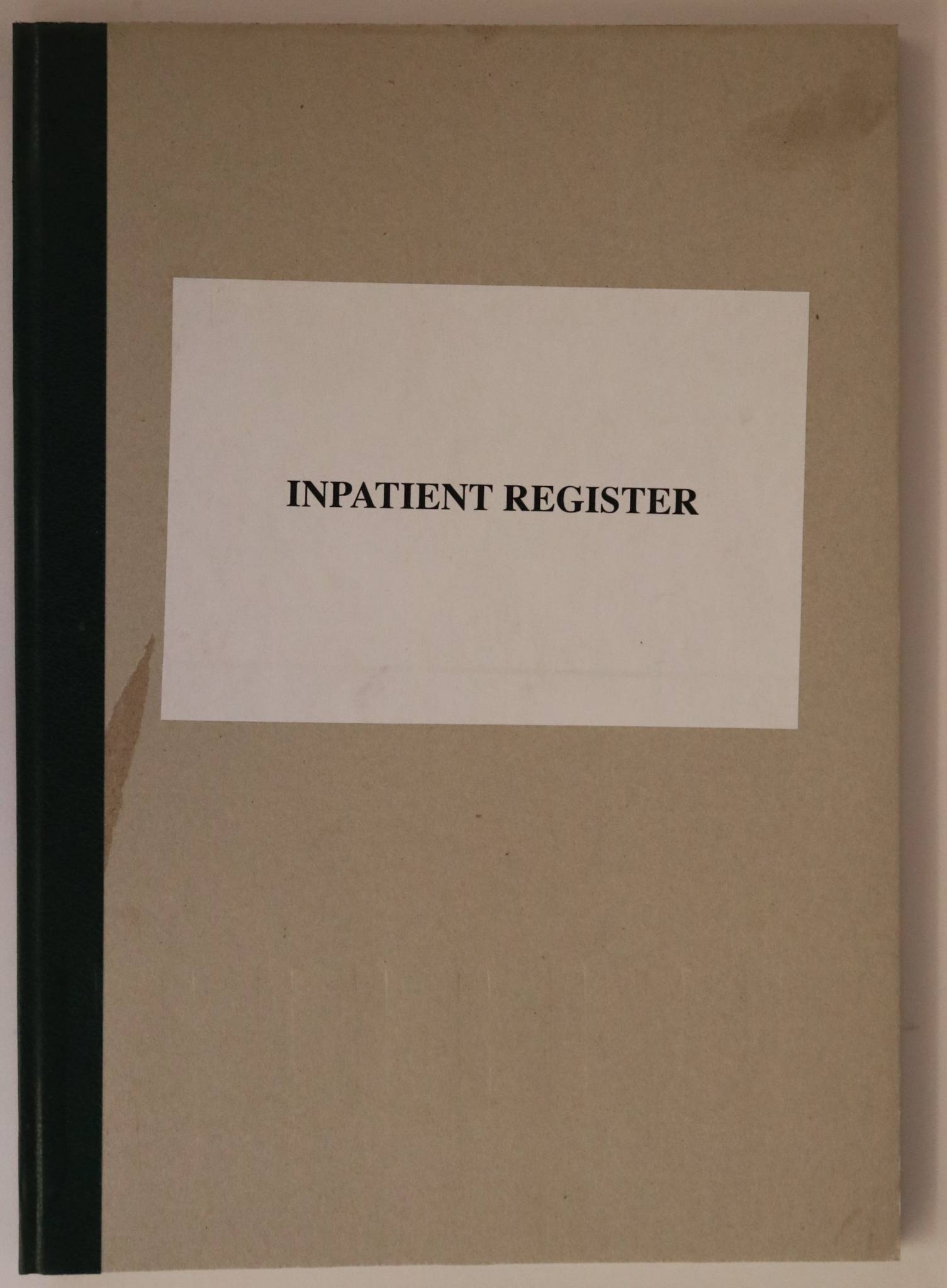 INPATIENT REGISTER - Printflow Private Limited
