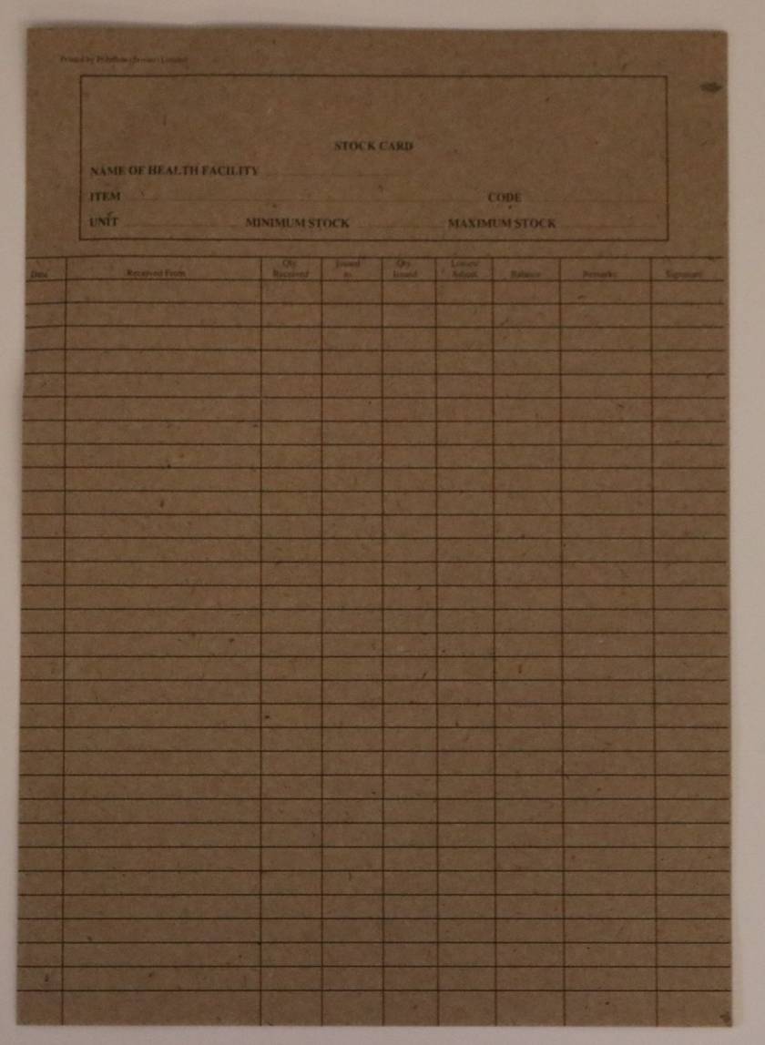 STOCK CARDS/UNIT OF 10 - Printflow Private Limited