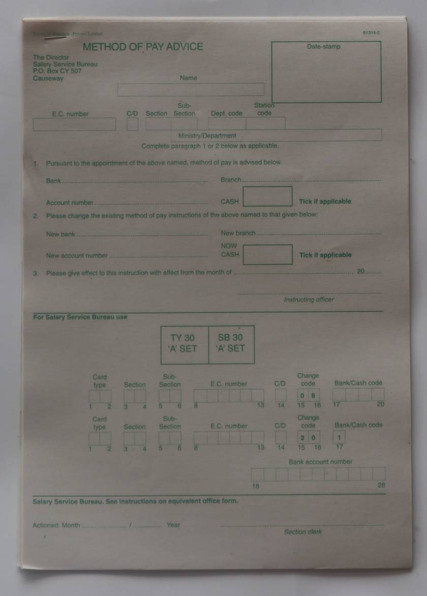 METHOD OF PAY ADVICE 20 - Printflow Private Limited